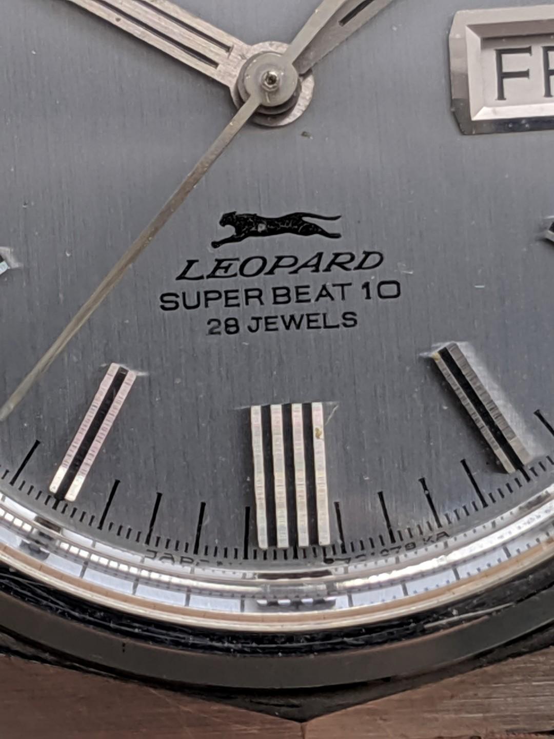 CITIZEN LEOPARD SUPER BEAT 10 36000 HI-BEAT 28 JEWELS AUTOMATIC WATCH ...