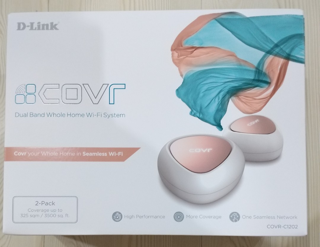 Dlink COVR C1202 Mesh wifi 2 units, Computers & Tech, Parts ...