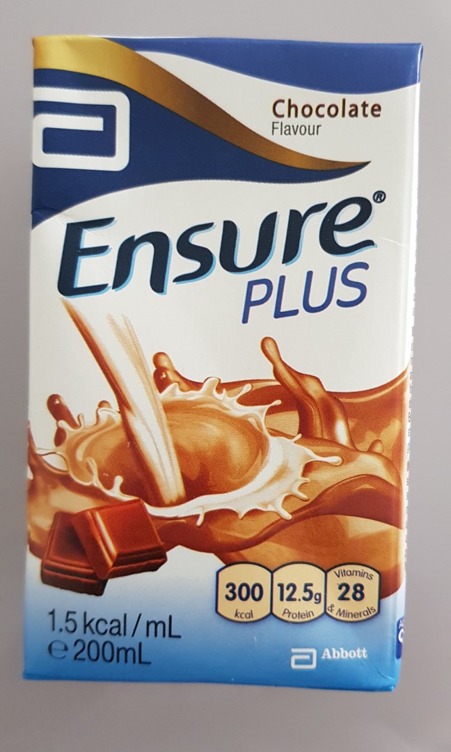Ensure plus milkshake chocolate flavour, Health & Nutrition, Health ...