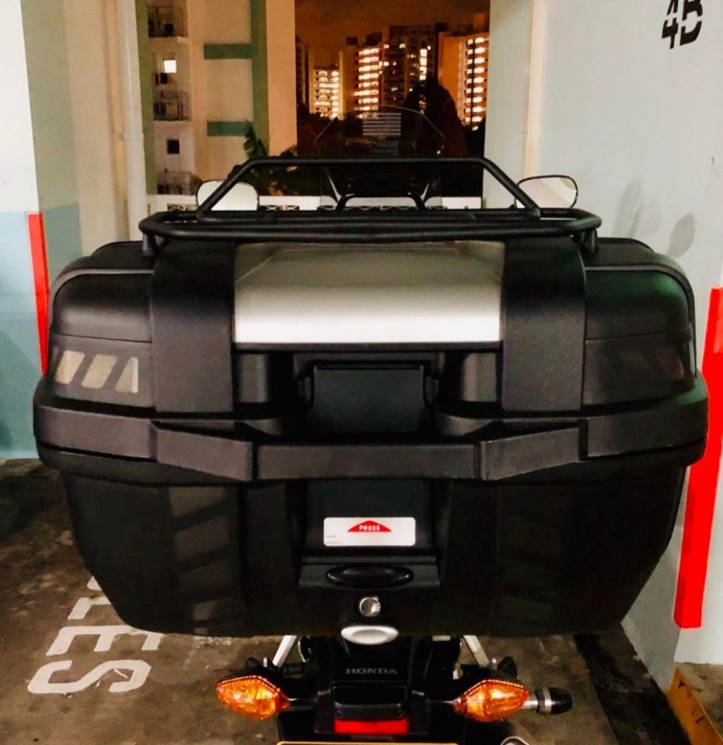 Givi Trekker Kappa K-Venture 52L Top Box 3M Scotchlite Plus Motorcycle ...