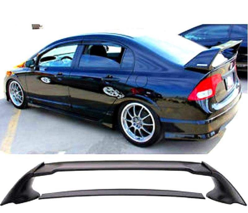 Honda Civic FD Mugen RR 4 pcs Spoiler, Car Accessories, Accessories on Carousell