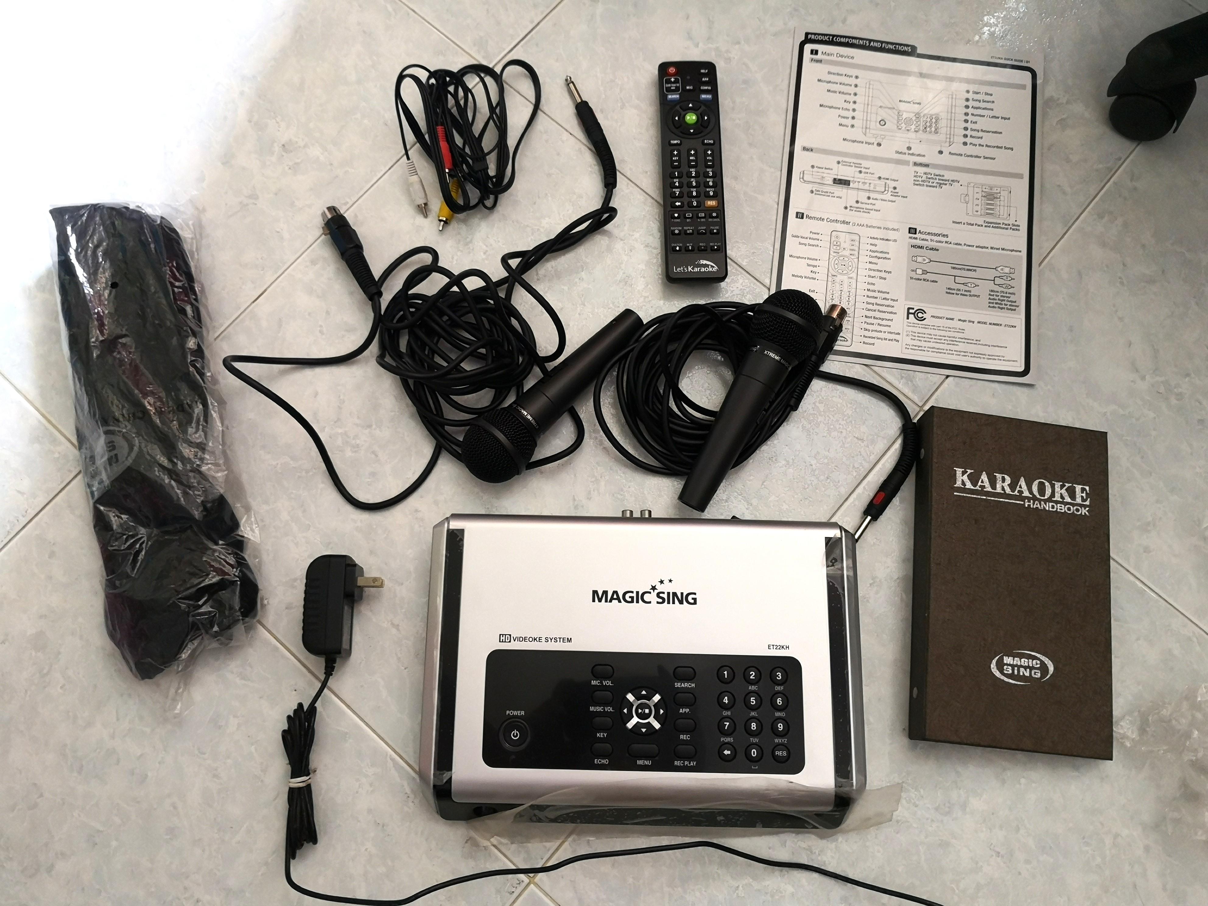Karaoke System Gem HD Xtreme Magic Sing ET22KH, TV & Home Appliances ...