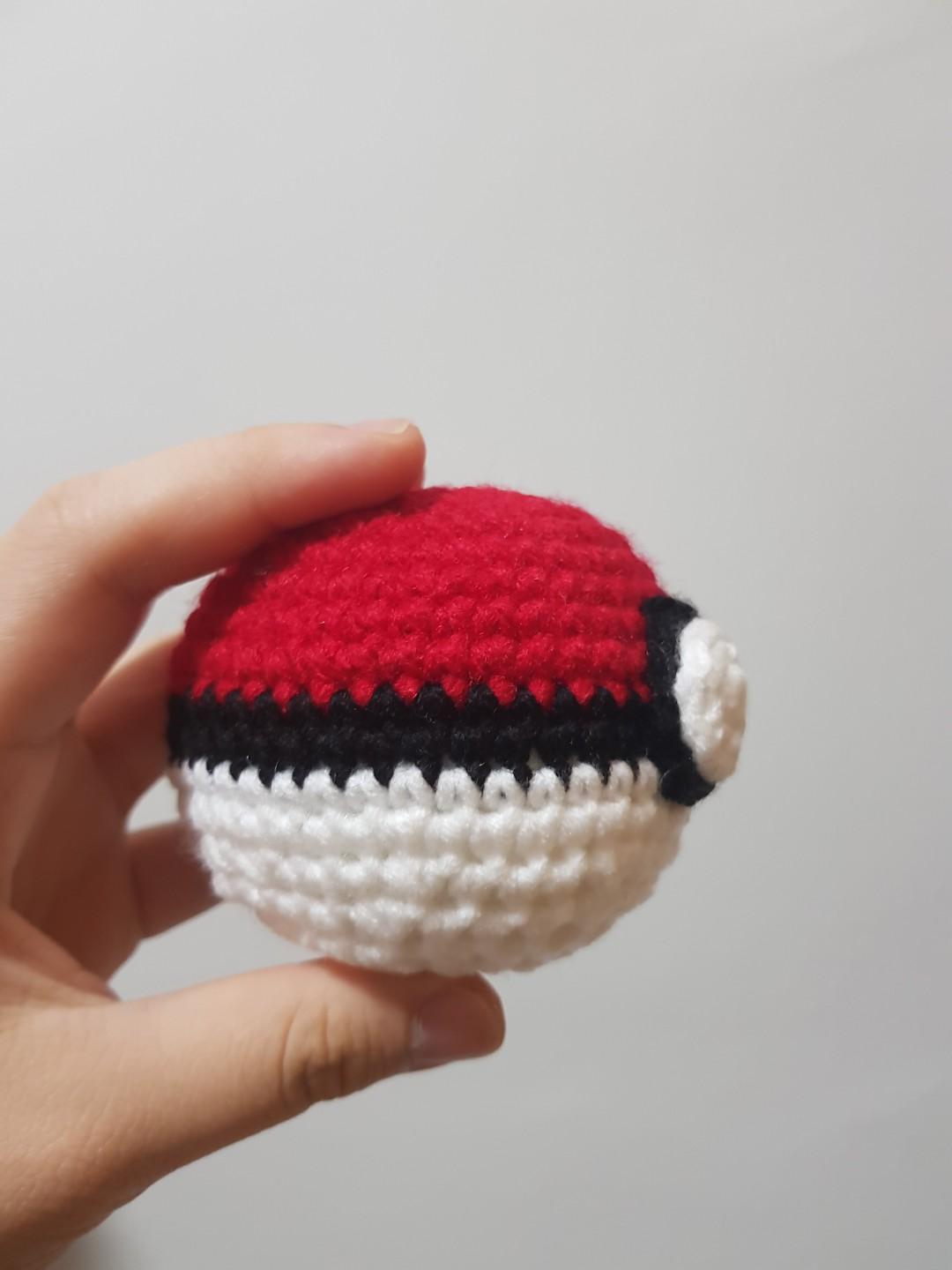 Life-sized Chibi Pokeball Amigurumi, Hobbies & Toys, Toys & Games on ...