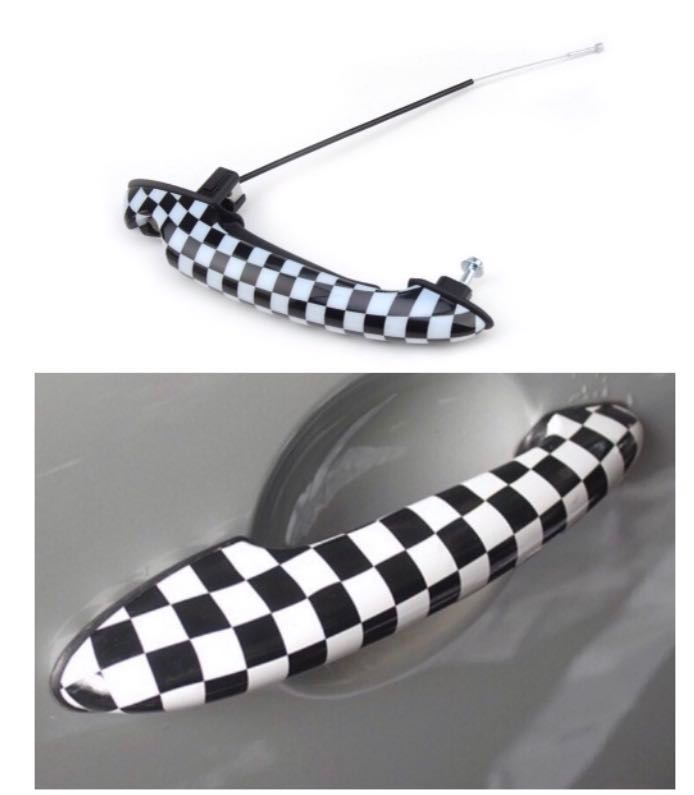 MINI Cooper Original - R56 / R57 / R58 Door Handle Set (CHECKERED ...