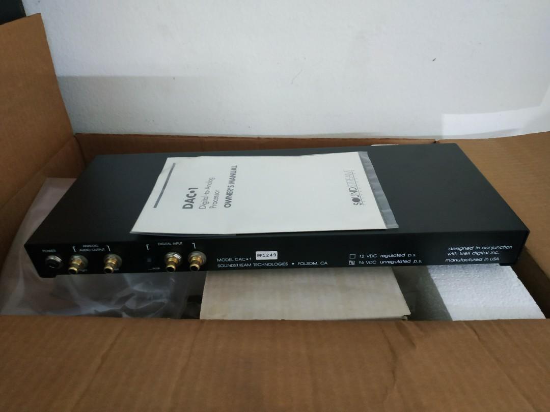 (not available) NEW Soundstream DAC - 1 by Krell USA Made, Hobbies & Toys, Music & Media, Music ...