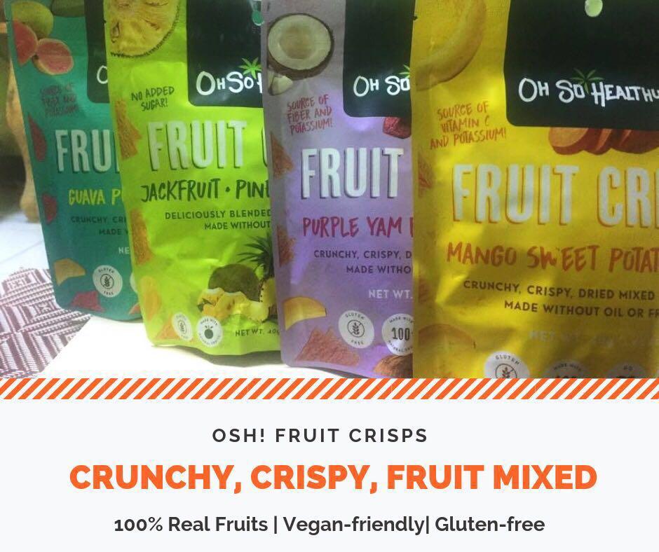 Oh So Healthy Fruit Crisps, Health & Nutrition, Health Supplements ...