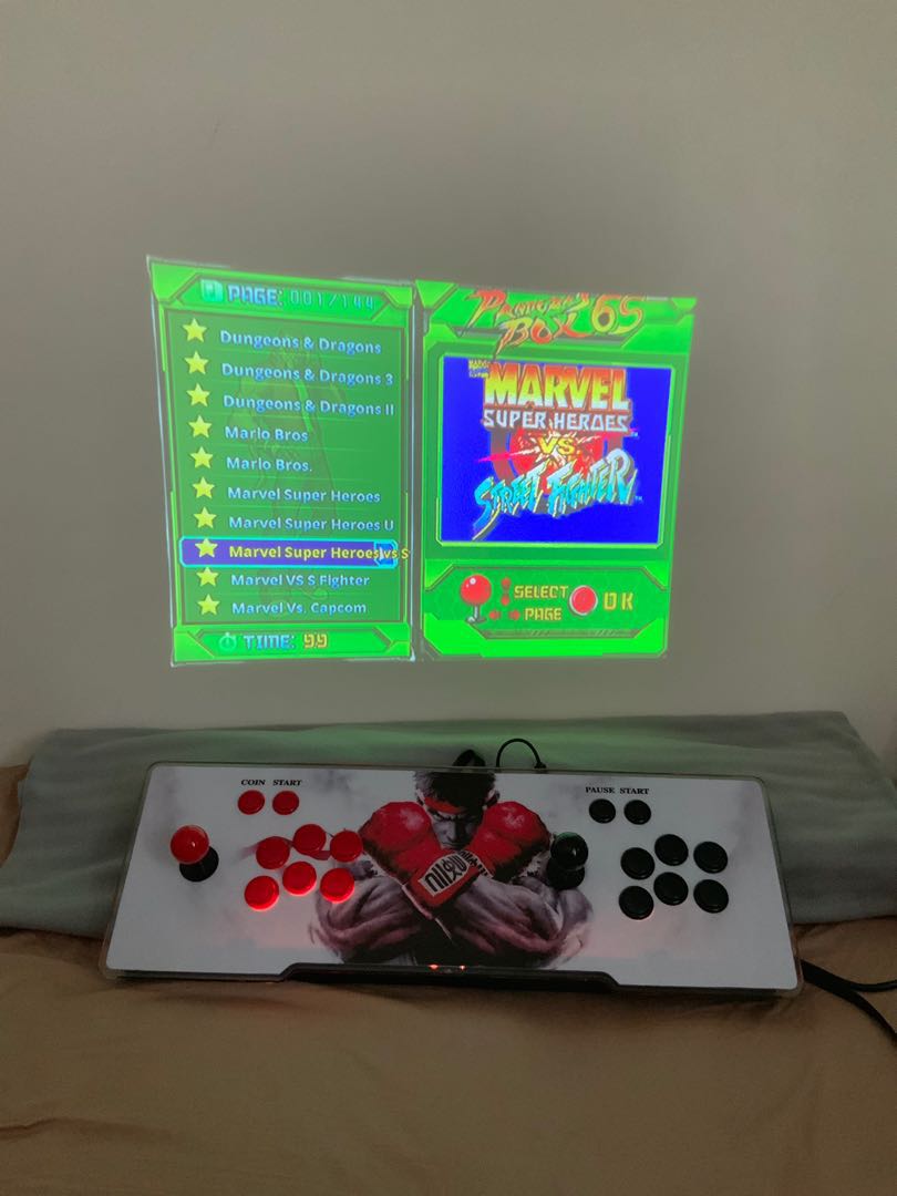 Pandoras box 6s arcade console, Video Gaming, Video Game Consoles ...