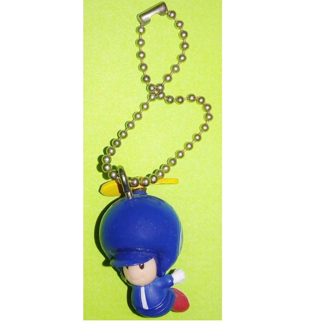 Propeller Blue Toad ~~ Super Mario Bros. Wii Keychain Figure by Takara ...