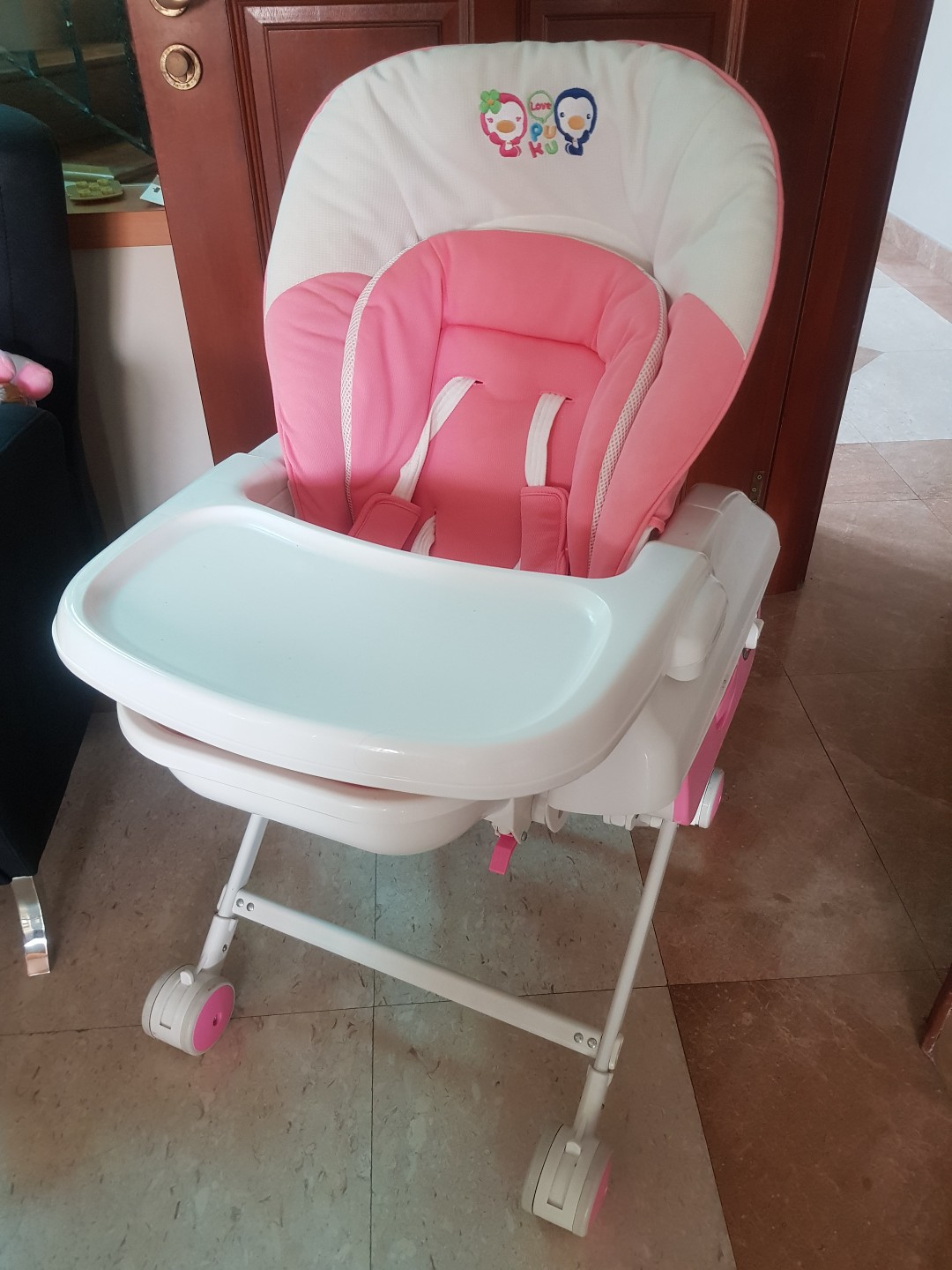 Puku Baby high chair cum rocker, day swing bed, Babies & Kids, Nursing ...