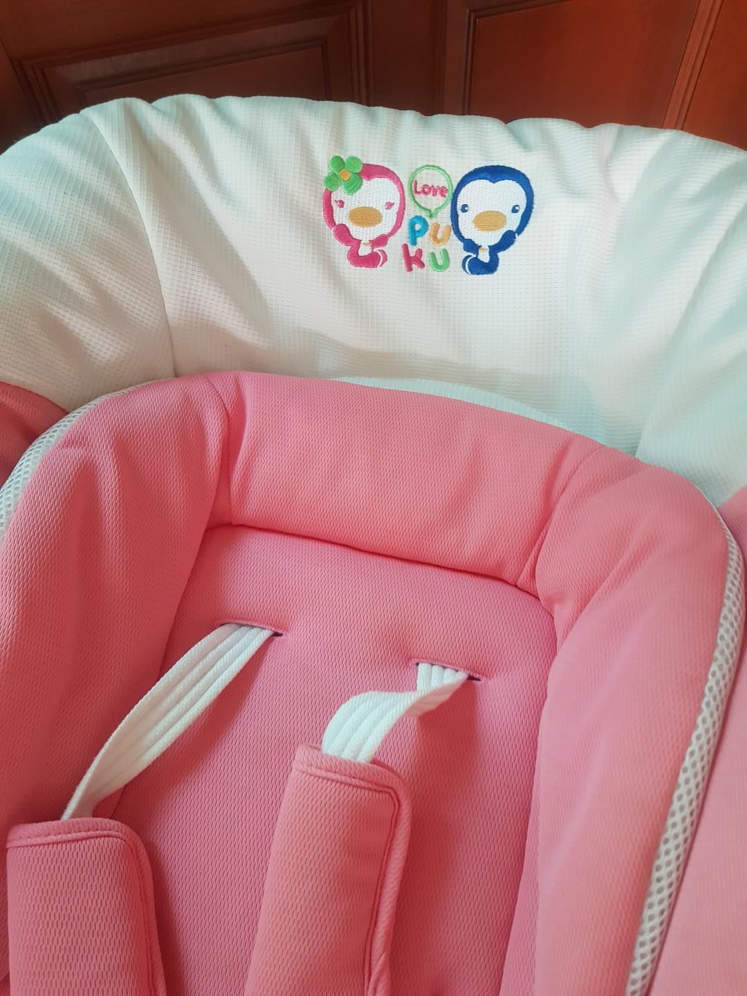 Puku Baby high chair cum rocker, day swing bed, Babies & Kids, Nursing ...