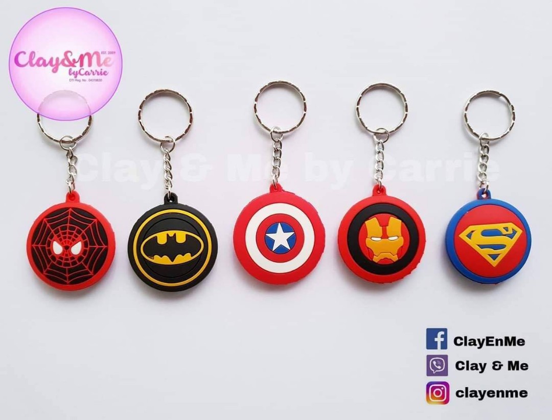 Superheroes keychains, Hobbies & Toys, Stationary & Craft, Craft ...