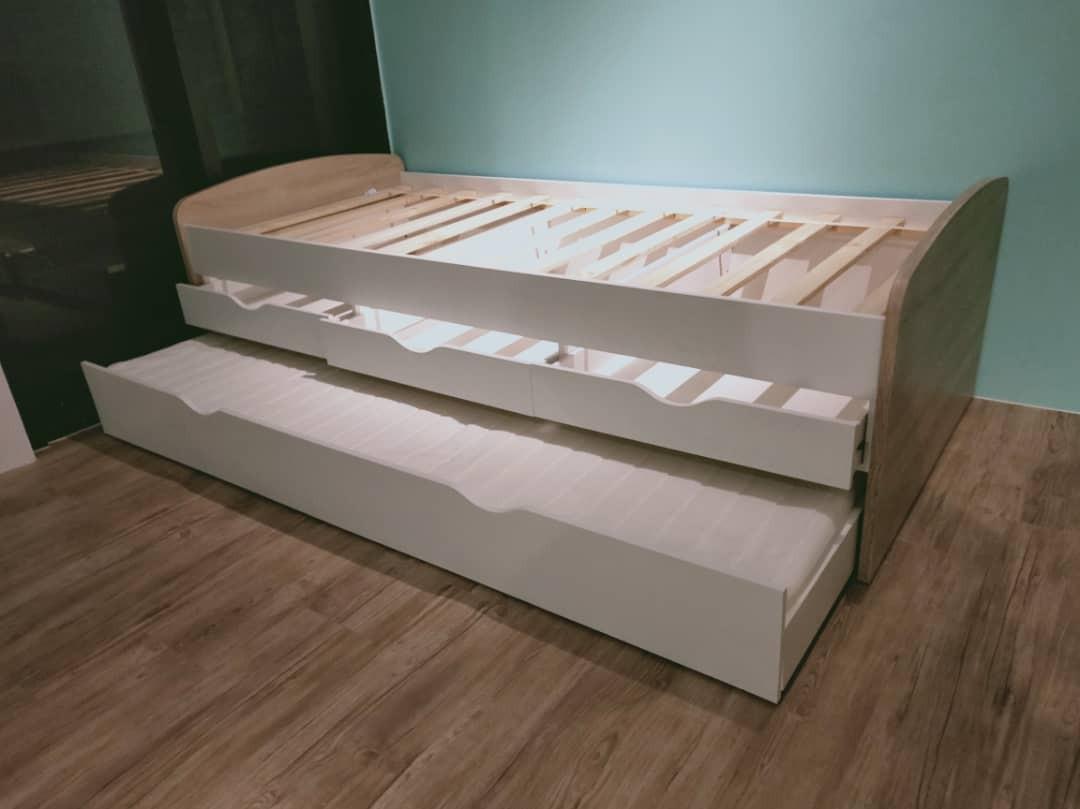 Tandem Nessy Bed 2 sleeping berths and drawers, Furniture, Beds ...