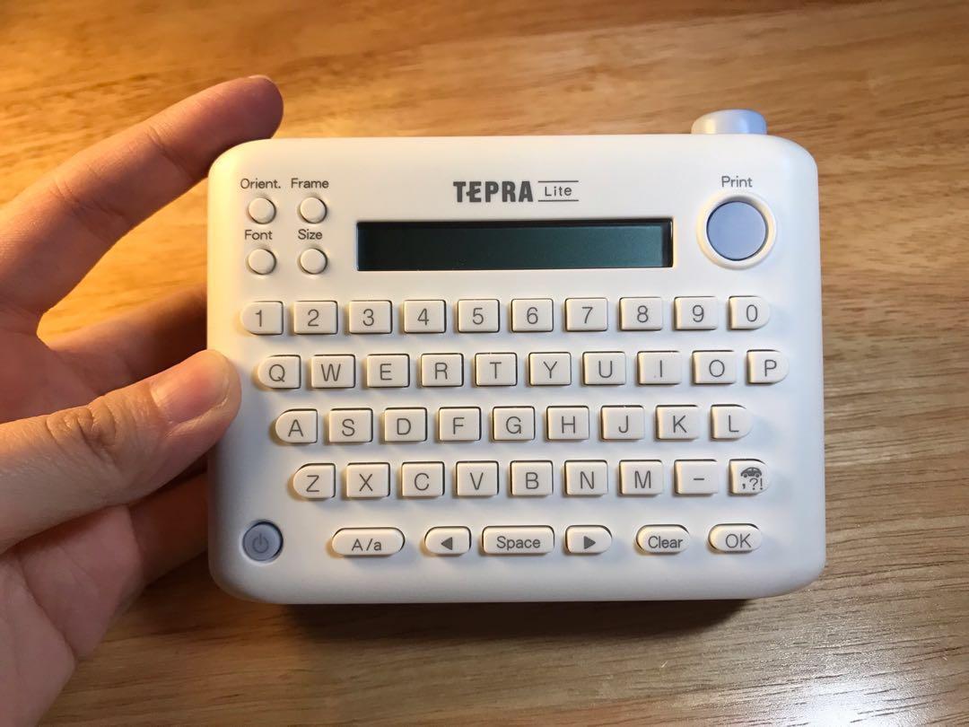 Tepra Lite Label Printer w/ Free Refills, Hobbies & Toys, Stationary ...