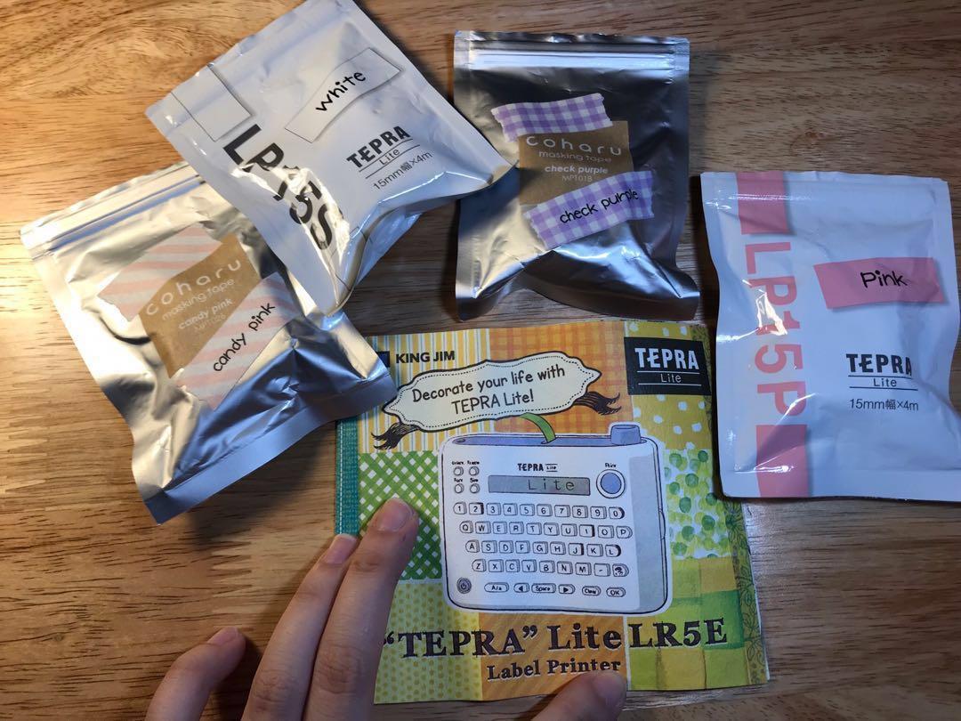Tepra Lite Label Printer w/ Free Refills, Hobbies & Toys, Stationary ...