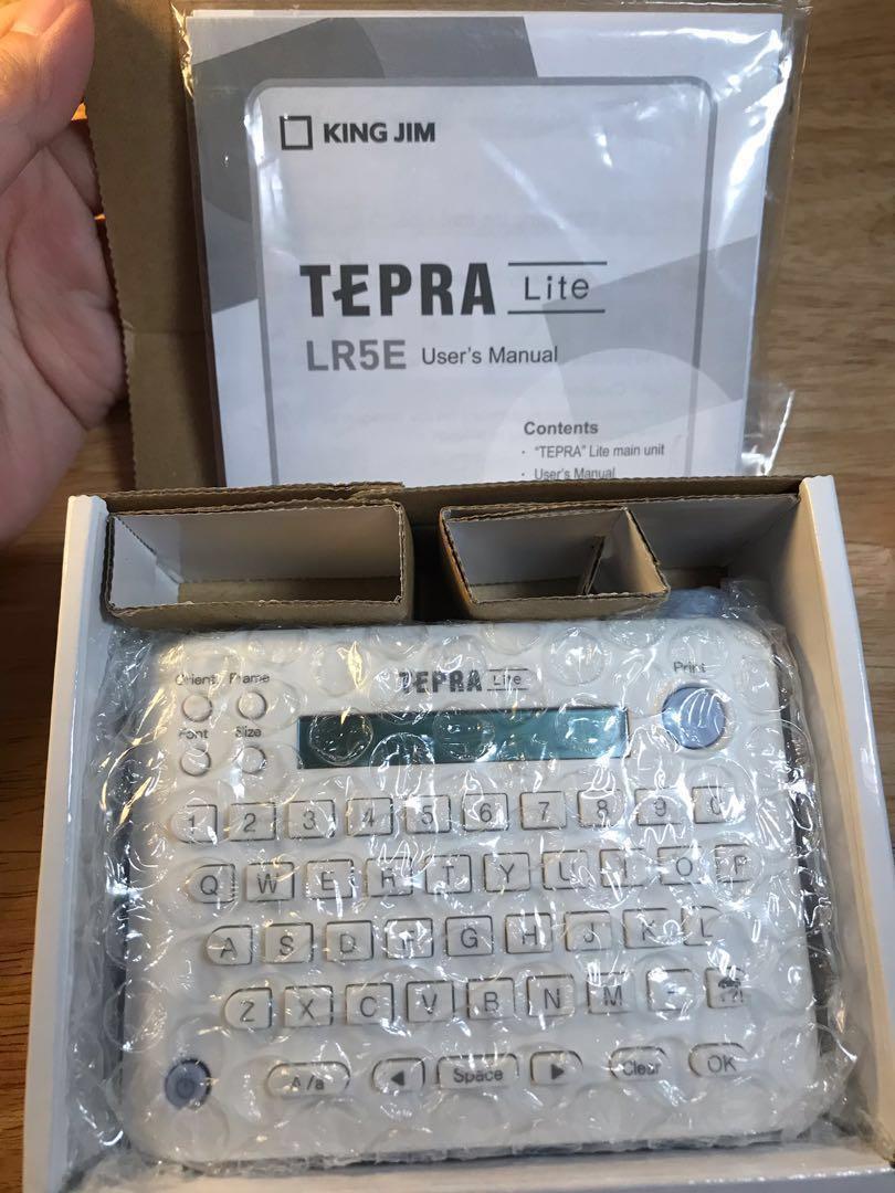 Tepra Lite Label Printer w/ Free Refills, Hobbies & Toys, Stationary ...