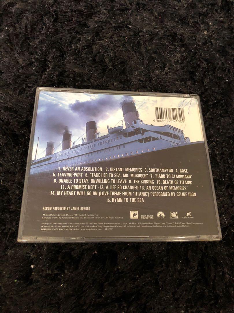 Titanic music soundtrack, Hobbies & Toys, Music & Media, CDs & DVDs on Carousell