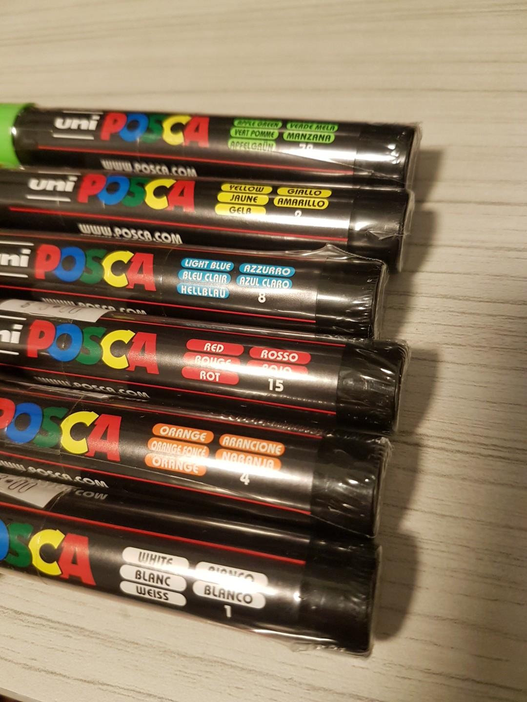 Uni POSCA Paint Markers, Hobbies & Toys, Stationery & Craft, Other ...