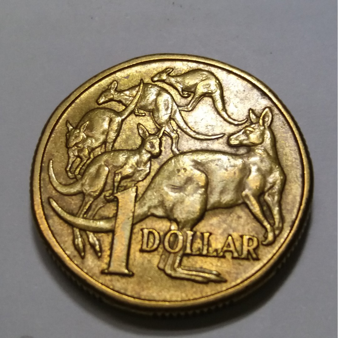 Vintage Rare Australia Elizabeth II 1 Dollar Coin 1984, Hobbies & Toys ...