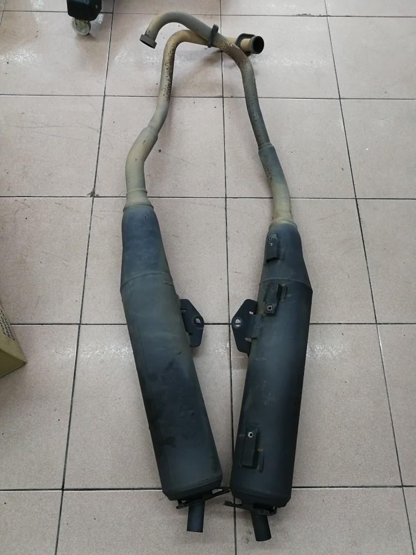 Yamaha Sniper stock exhaust pipe, Motorcycles, Motorcycle Accessories ...