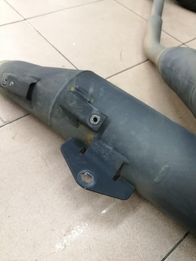 Yamaha Sniper stock exhaust pipe, Motorcycles, Motorcycle Accessories ...