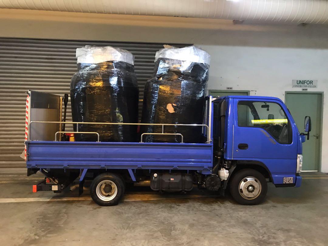 10ft lorry with tailgate, Everything Else on Carousell