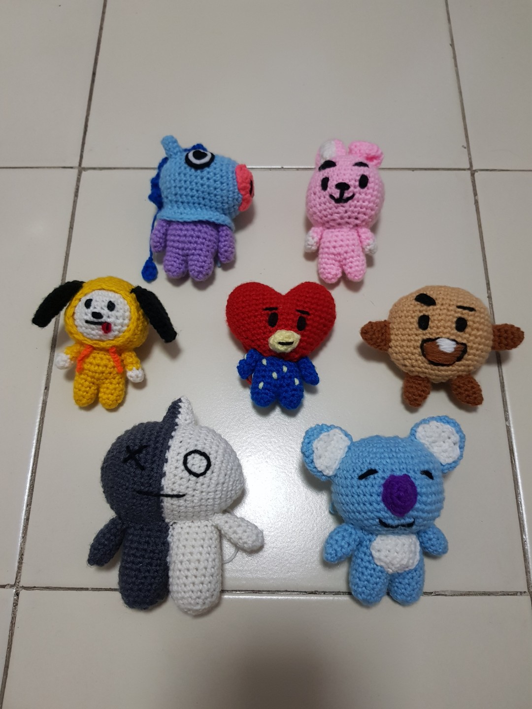 Crochet / Amigurumi BT21 Characters, Hobbies & Toys, Stationery & Craft ...