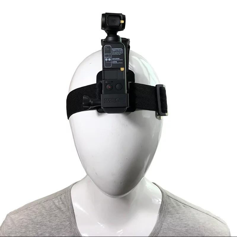 Dji Osmo Pocket Elastic Adjustable Harness Head Strap Helmet Mount For ...