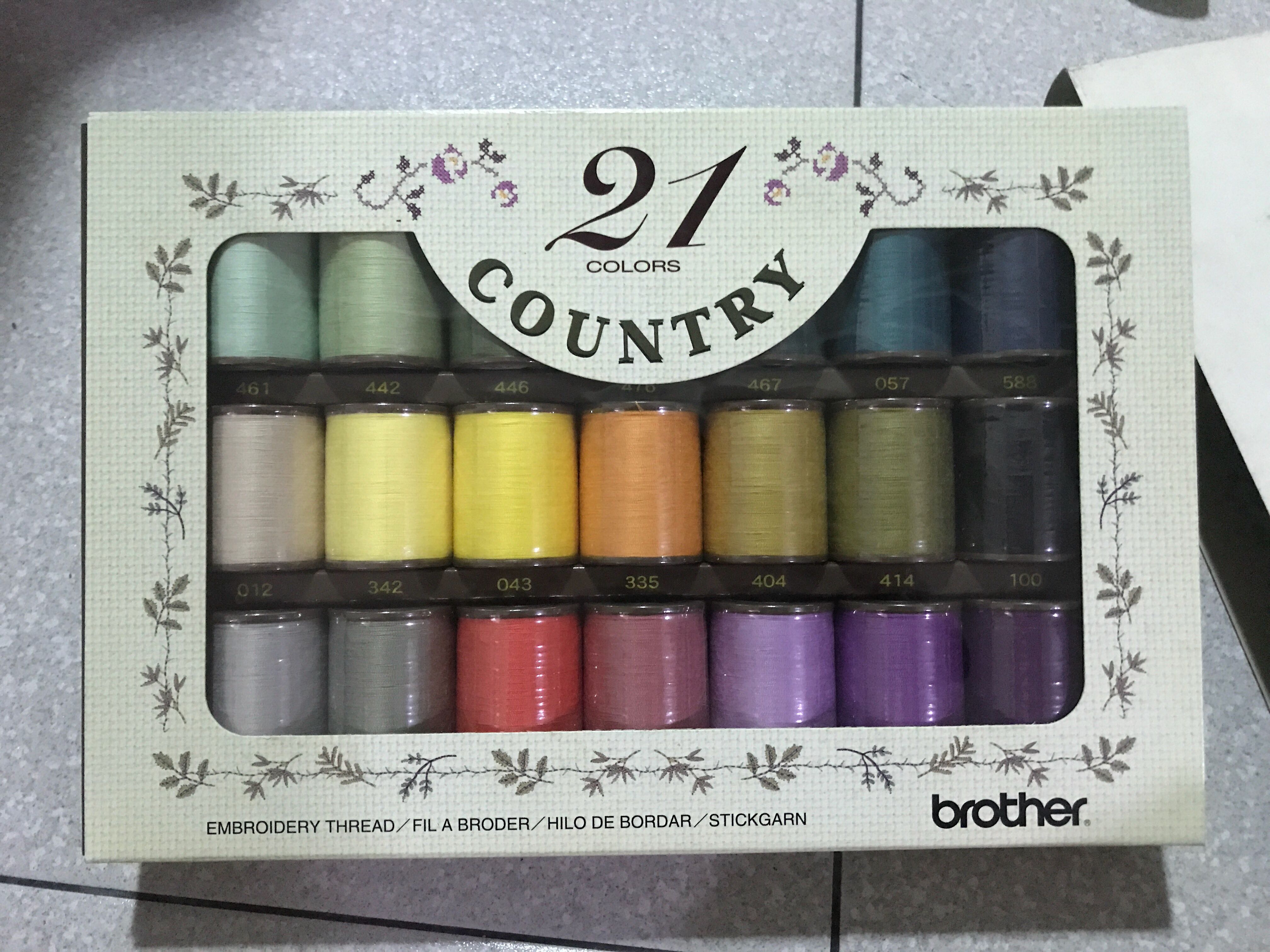 Embroidery thread brother, Hobbies & Toys, Stationery & Craft, Craft ...