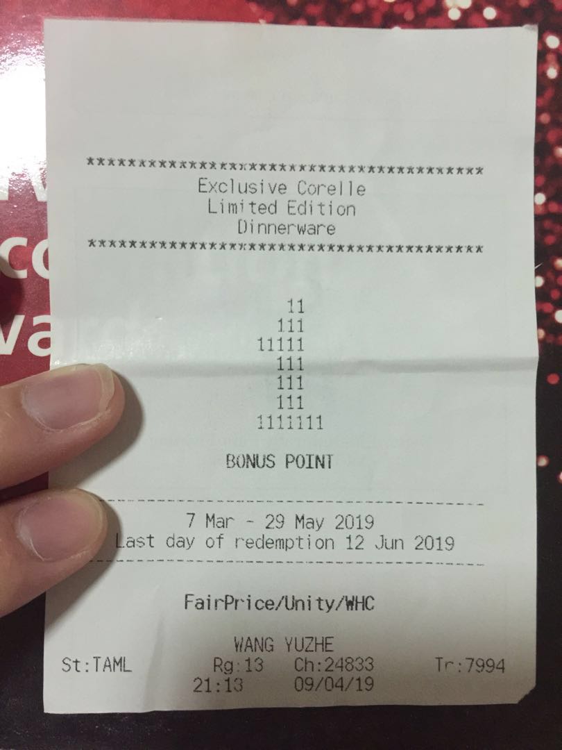 FairPrice / Unity / WHC Bonus Point, Everything Else on Carousell