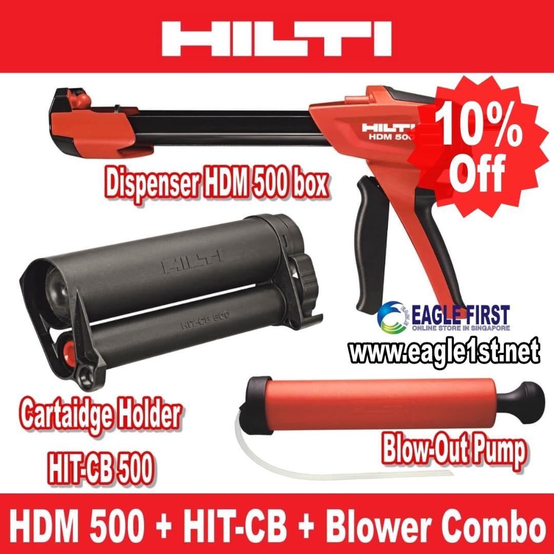 HILTI COMBO SERIES : HDM 500 + HIT-CB 500 + BLOWER #3501039, Everything ...