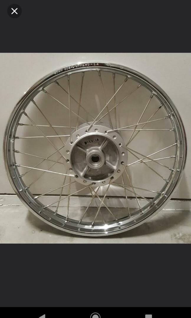HONDA WAVE 125 STOCK RIM, Motorcycles, Motorcycle Accessories on Carousell