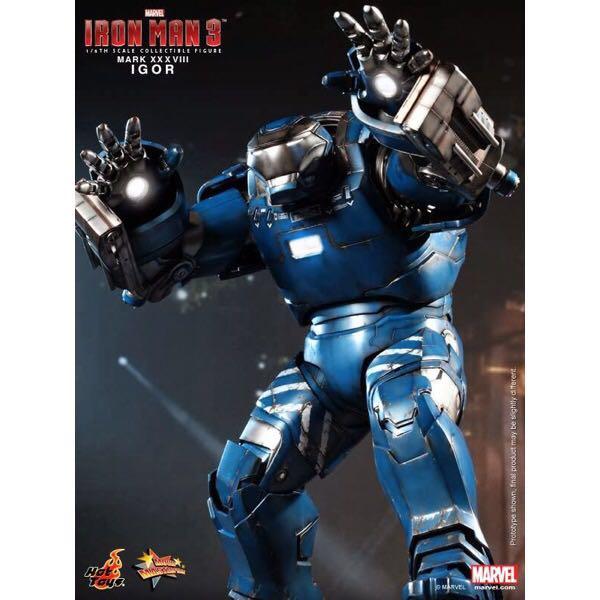Hot Toys Iron Man 3 Mark 38 Igor, Hobbies & Toys, Toys & Games on Carousell