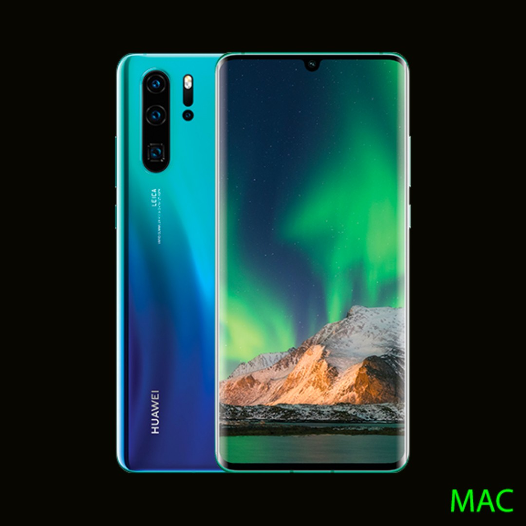 RUSH SALE!!! Huawei P30 Aurora Blue, Mobile Phones & Gadgets, Mobile ...