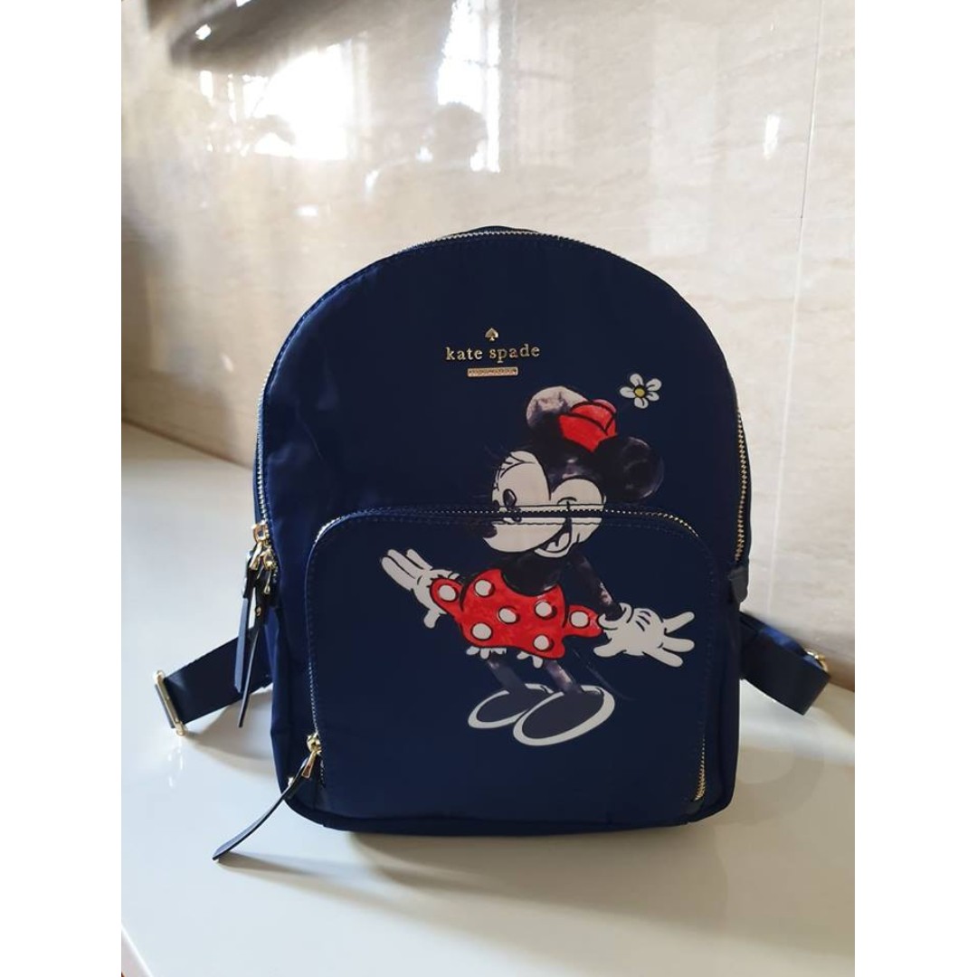 Kate Spade Watson Lane Hartley Minnie Mouse Print-Blue, Women's Fashion ...