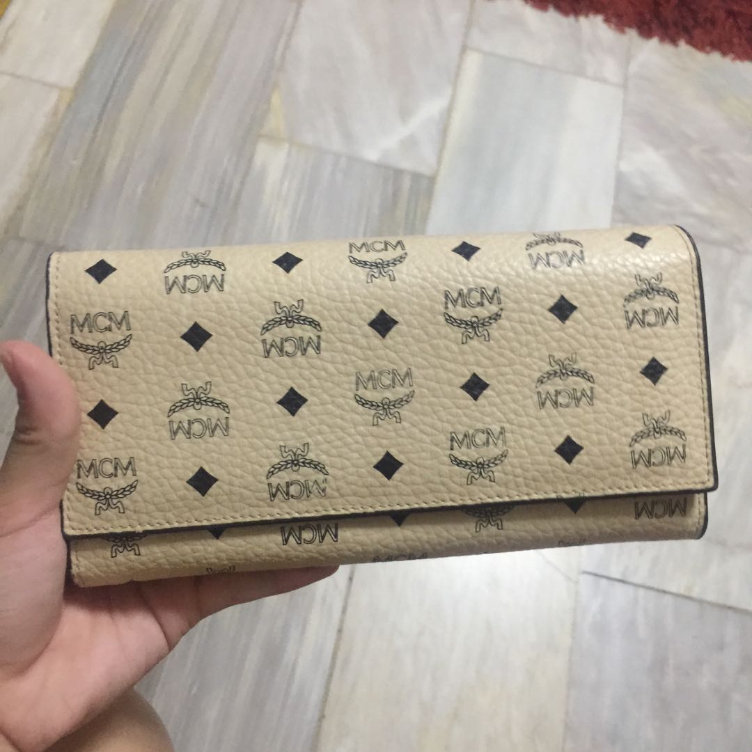 MCM long wallet, Luxury, Bags & Wallets on Carousell