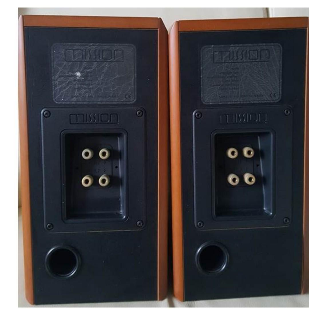 Mission 751 Freedom Cherry Bookshelf Speakers, Audio, Soundbars ...