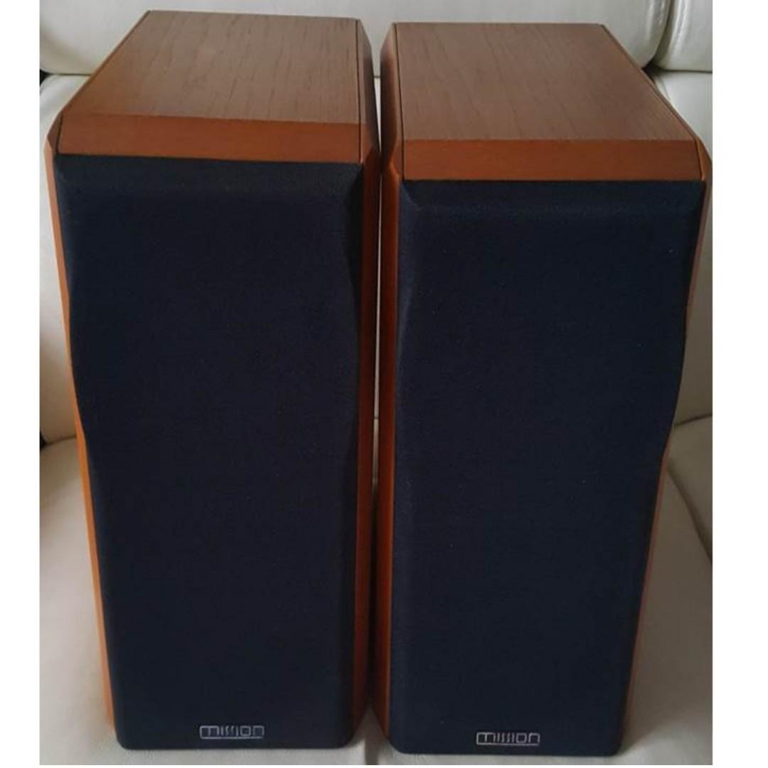 Mission 751 Freedom Cherry Bookshelf Speakers, Audio, Soundbars ...
