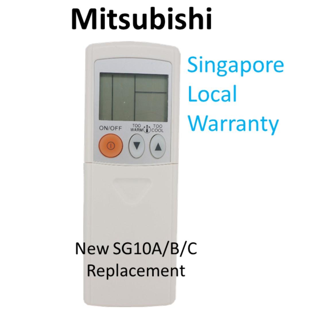 Mitsubishi Aircon Remote Control SG10A SG10B SG10C, TV & Home ...