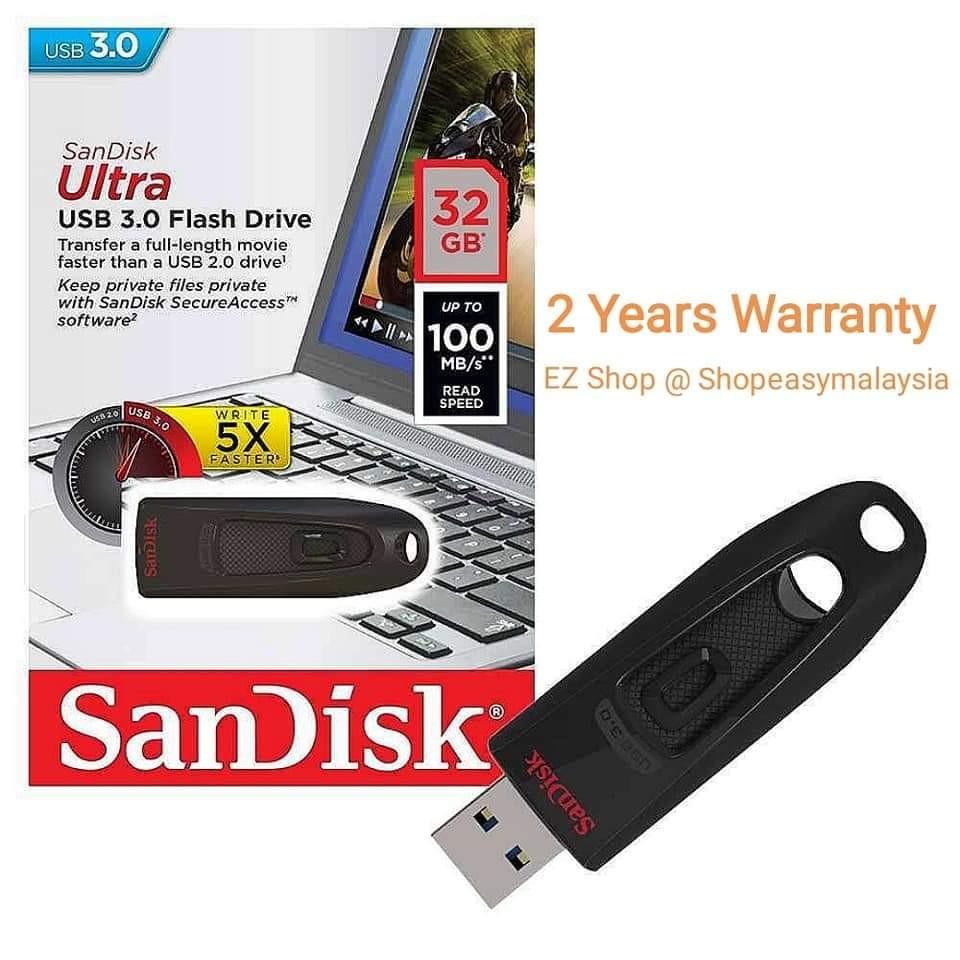 Original Sandisk 3.0 Ultra High Speed Pendrive, Computers & Tech, Parts ...