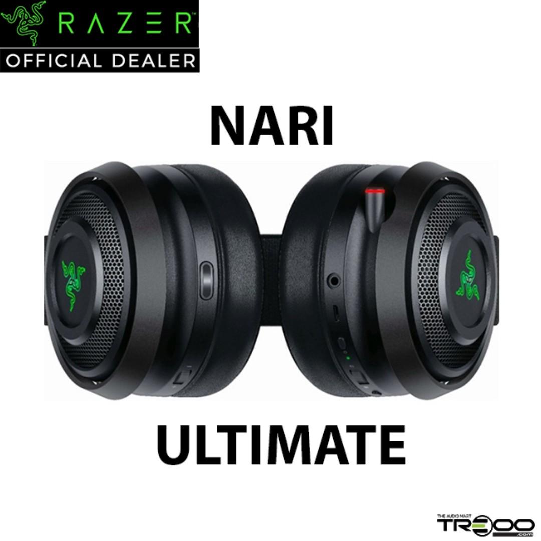 [Discontinued] Razer Nari Ultimate Gaming Wireless 2.4Ghz Over-the-Ear ...