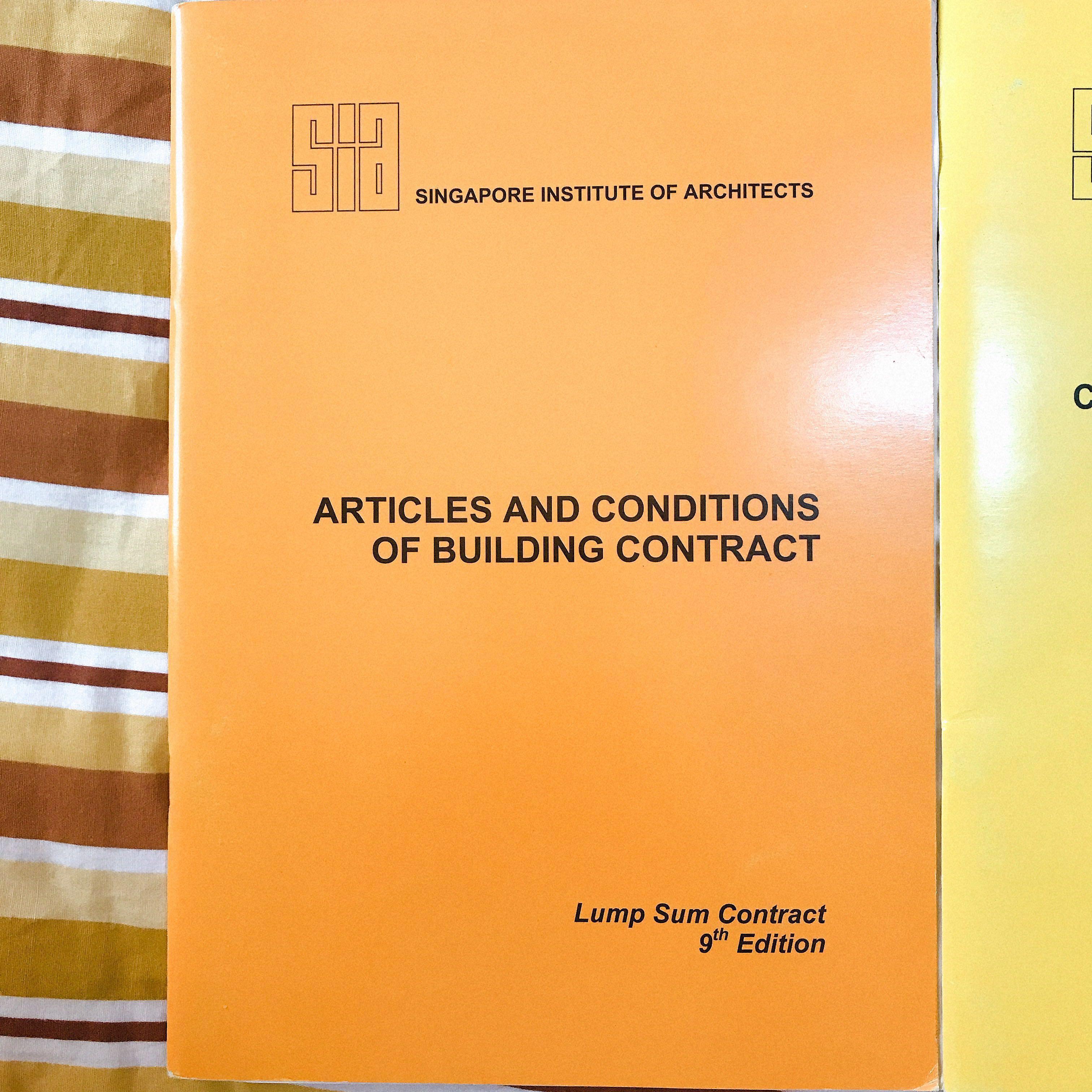 SIA Contract books (ALL 4 for $32), Hobbies & Toys, Books & Magazines ...