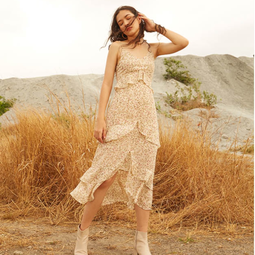 Slyna Tiered-Ruffle Dress, Women's Fashion, Dresses & Sets, Dresses on ...