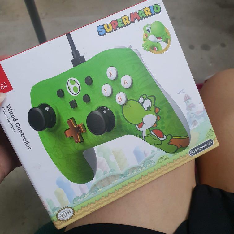 Super Mario Edition Wired Controller for Nintendo Switch - Yoshi, Video ...
