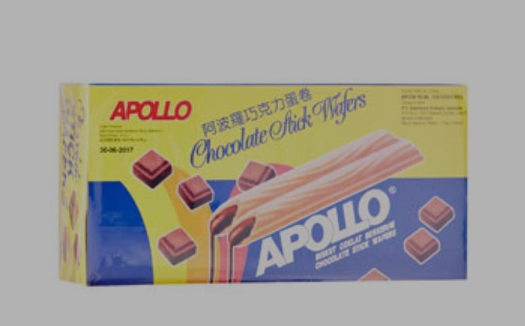 Apollo chocolate sticks waffle, Food & Drinks, Packaged & Instant Food ...