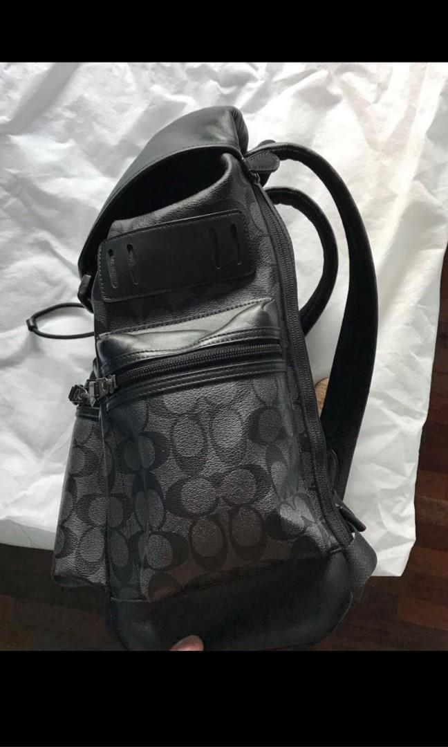 Coach monogram backpack, Men's Fashion, Bags, Backpacks on Carousell