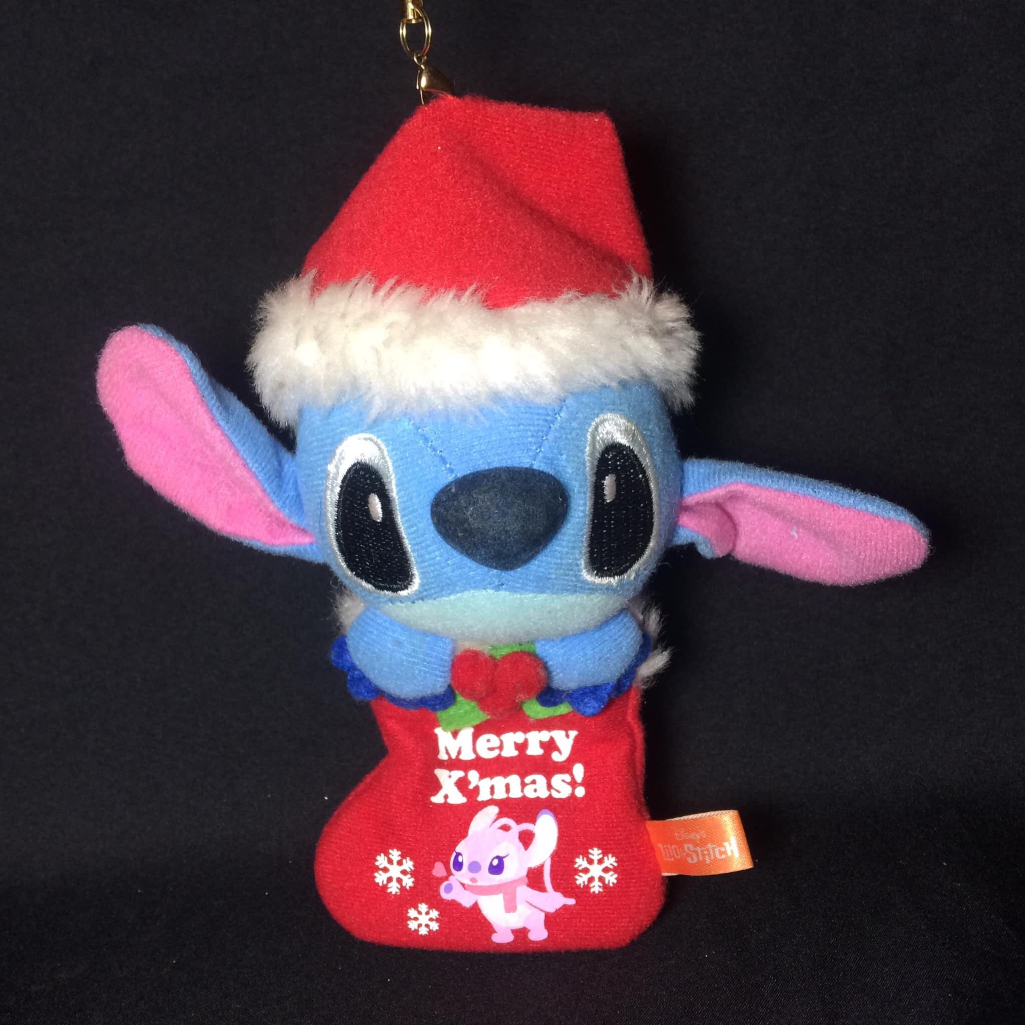 Disney Stitch plush strap or Christmas deco, Hobbies & Toys, Toys ...