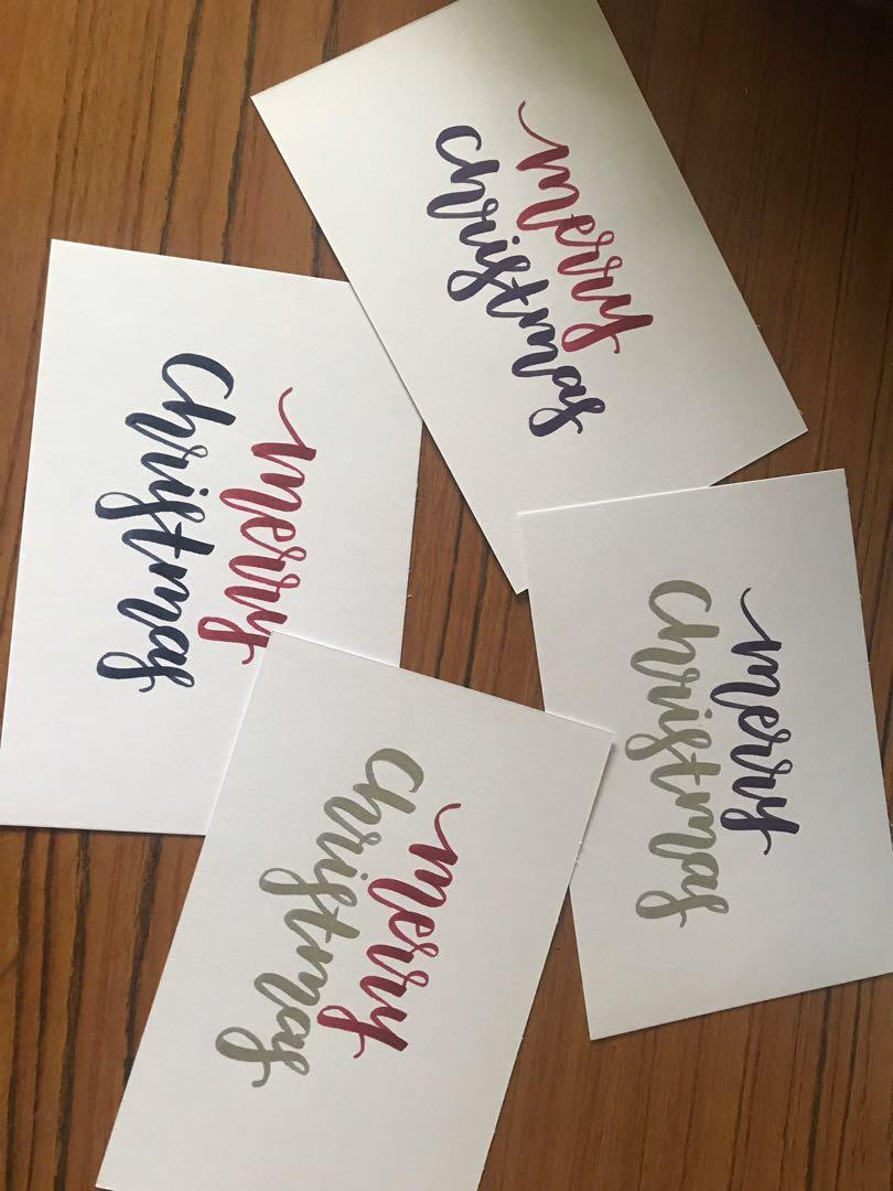 Hand Lettering Cards, Hobbies & Toys, Stationery & Craft, Handmade ...