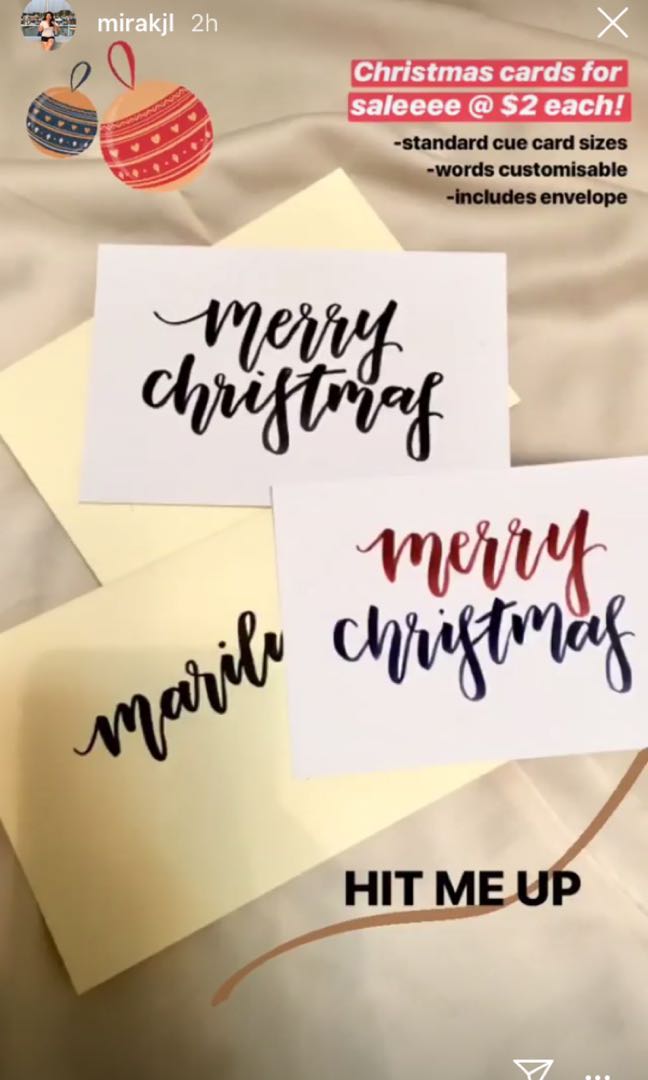 Hand Lettering Cards, Hobbies & Toys, Stationery & Craft, Handmade ...