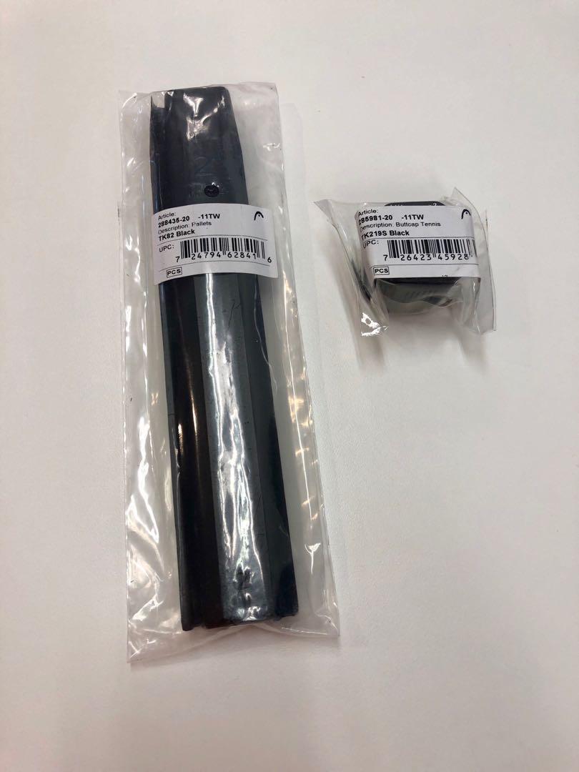 Head tennis racquet racket grip pallets and butt cap L2, Sports ...
