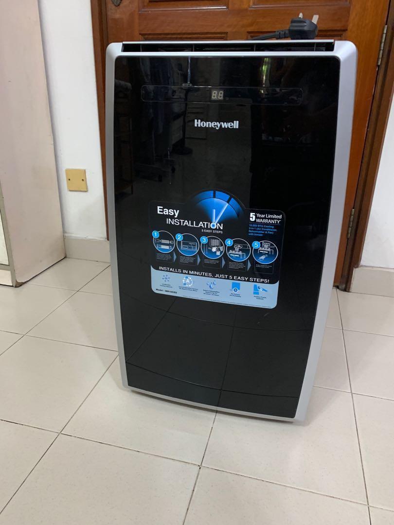 Honeywell Portable Aircon (10,000 BTU) LED Display, Hose included, TV ...